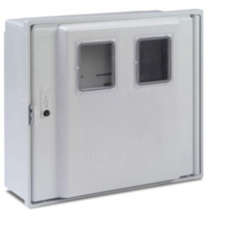 Modulo Contador Trifasico 2 Ventanas Con placa de montaje